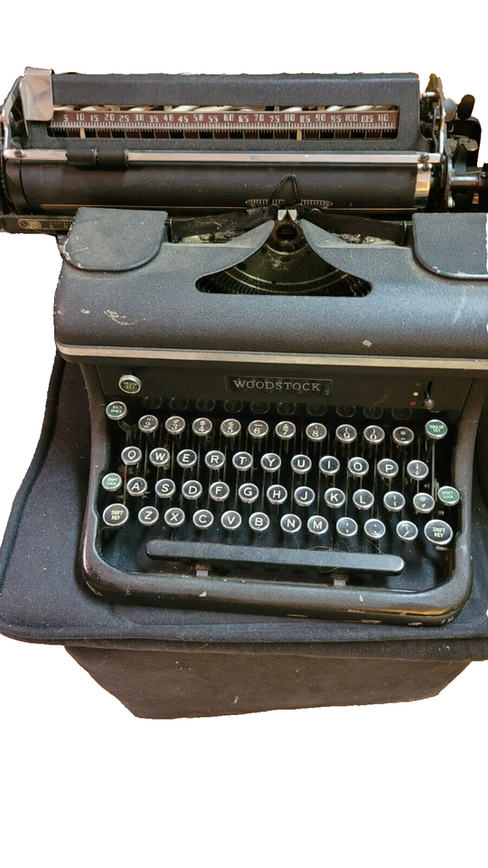 Vintage WOODSTOCK typewriter probably from the 1920's very very Heavy ...
