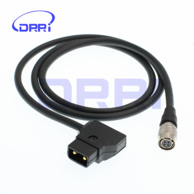 Hirose 4 Pin Female to D-Tap Cable for Convergent Design NanoFlash HD ...