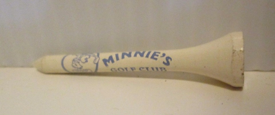 DISNEY MINNIE MOUSE'S GOLF CLUB BY CLUB DE GOLF SET/ 2 WOODEN TEES | eBay