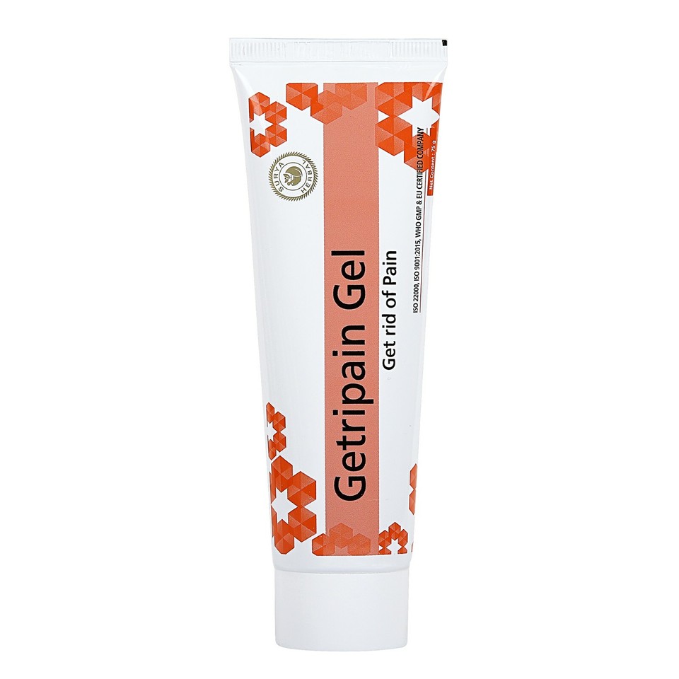 Surya Herbal Getripain Gel 75gm Muscle Pain, Strain, Sprain, Arthritis ...