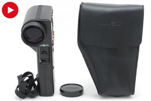 ⏯️[ Near MINT Case ] Minolta Spotmeter F Digital Light Exposure Spot ...