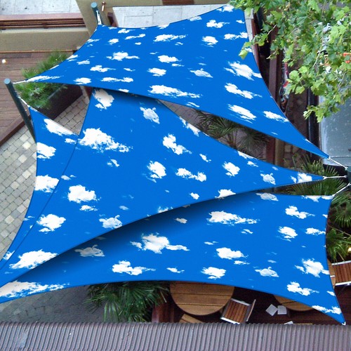 Sun Shade Sail Garden Patio Awning Canopy Waterproof UV Triangle Cover ...