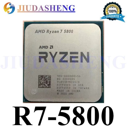 AMD Ryzen 7 5800 3.4GHz 8Core 16Thr 32M AM4 CPU Processor R7 5800 65W ...