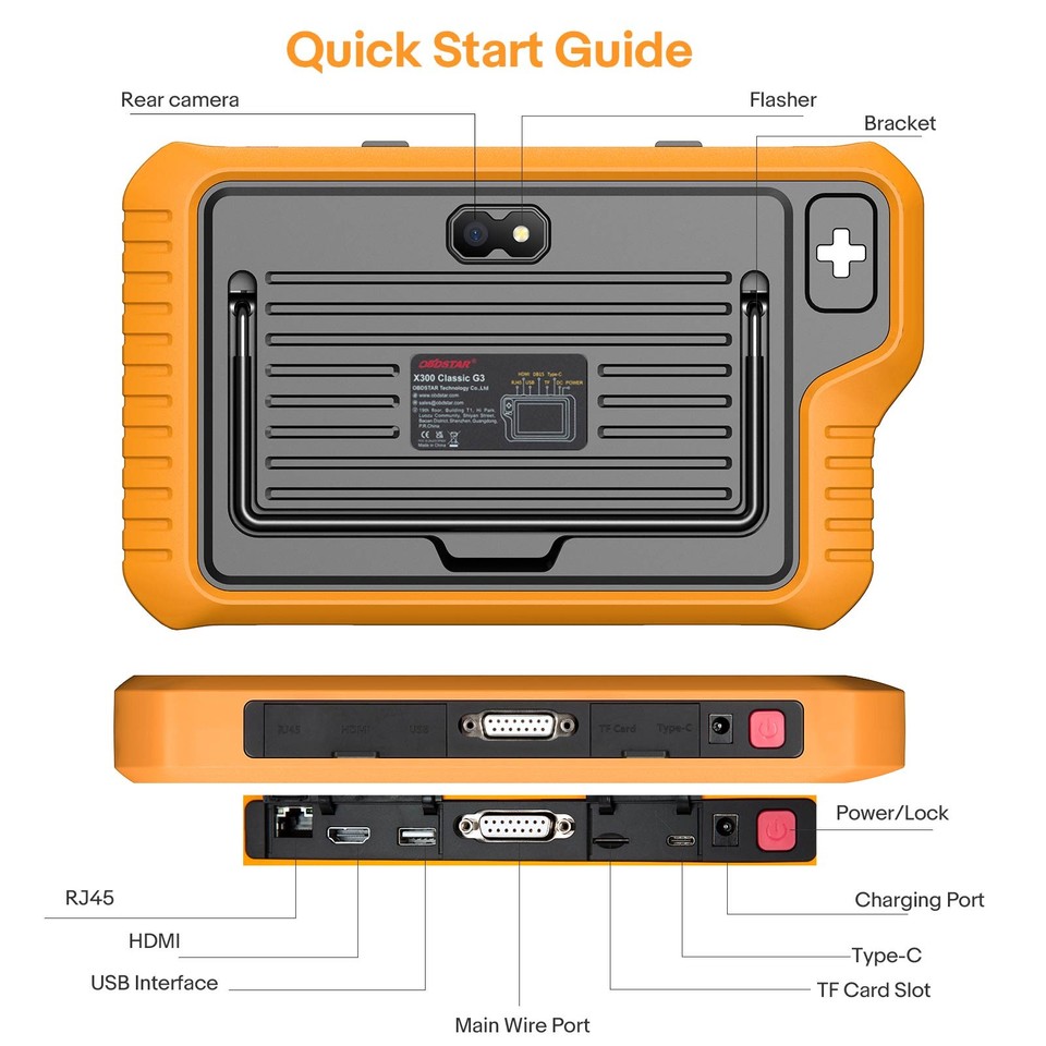 OBDSTAR X300 Classic G3 A1+A2 Progrāmmer IMMO CAN FD DoIP Update of ...