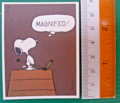 1971 Figurine Linus Peanuts Stickers Charles Schulz #047 Snoopy ...