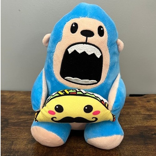 Peek-A-Boo Toys Blue Monkey Eating Taco Plush | eBay