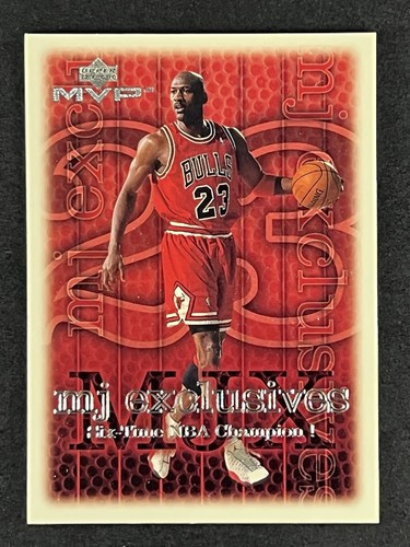 Michael Jordan 1999-00 Upper Deck MVP - MJ Exclusives #208 Chicago ...