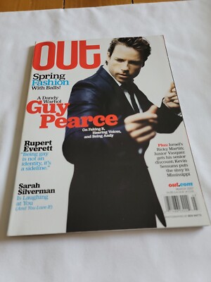 2007 March Out magazine Spring Fashion Guy Pearce (CP245) | eBay