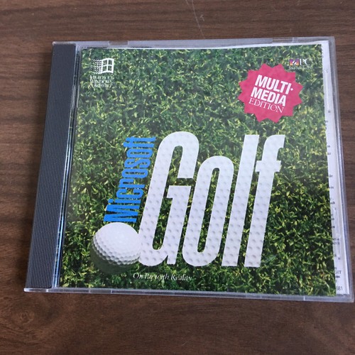 Microsoft Golf (PC) - 1994 - Multi-media Edition Cd-rom (windows 95/98 ...