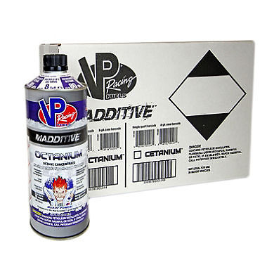 1 CASE OF 8 BOTTLES VP Fuels Madditive Octanium Fuel Additive 32 Fl. Oz ...