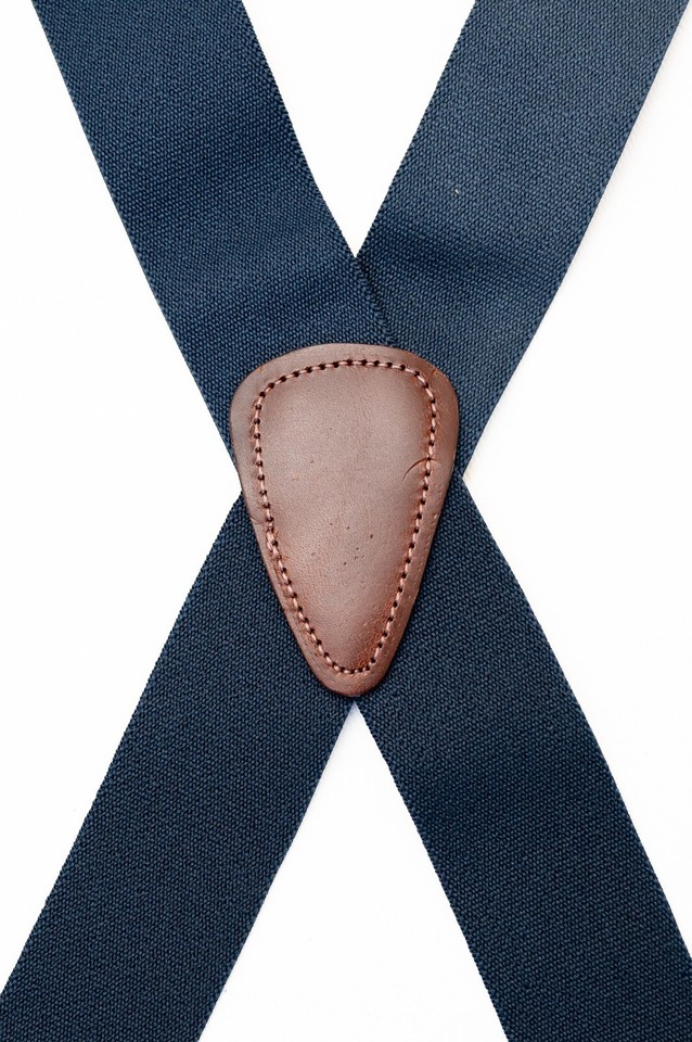 Men's Suspenders Belt Loop, Many Colors X Style with Chromed Snaps, USA ...