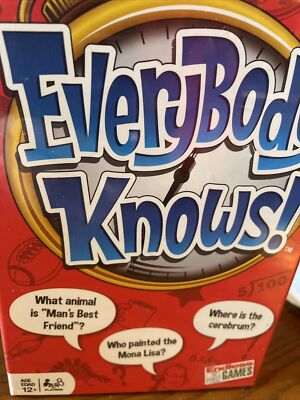 Endless Games Boardgame Everybody Knows! Box SW | eBay