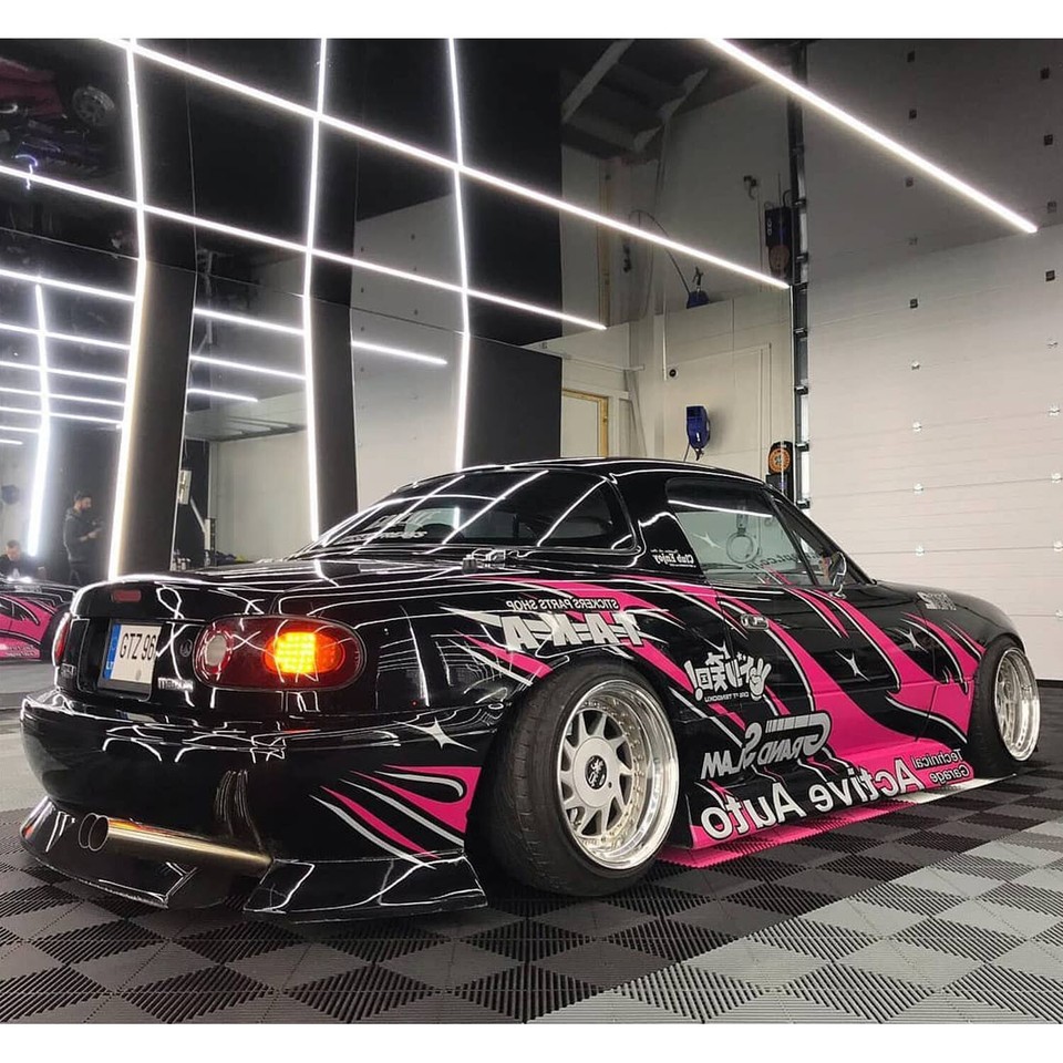 KBD Body Kits Deuce 2 Pc Polyurethane Side Skirts For Mazda Miata 1990 ...