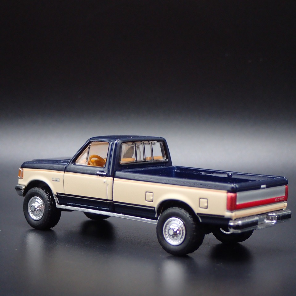 1991 91 FORD F150 XLT LARIAT PICKUP TRUCK W SHELL 1:64 SCALE DIECAST ...