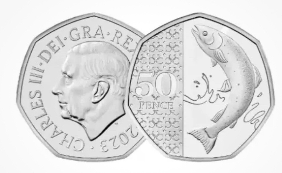 2023 Salmon 50p coin uncirculated | eBay UK