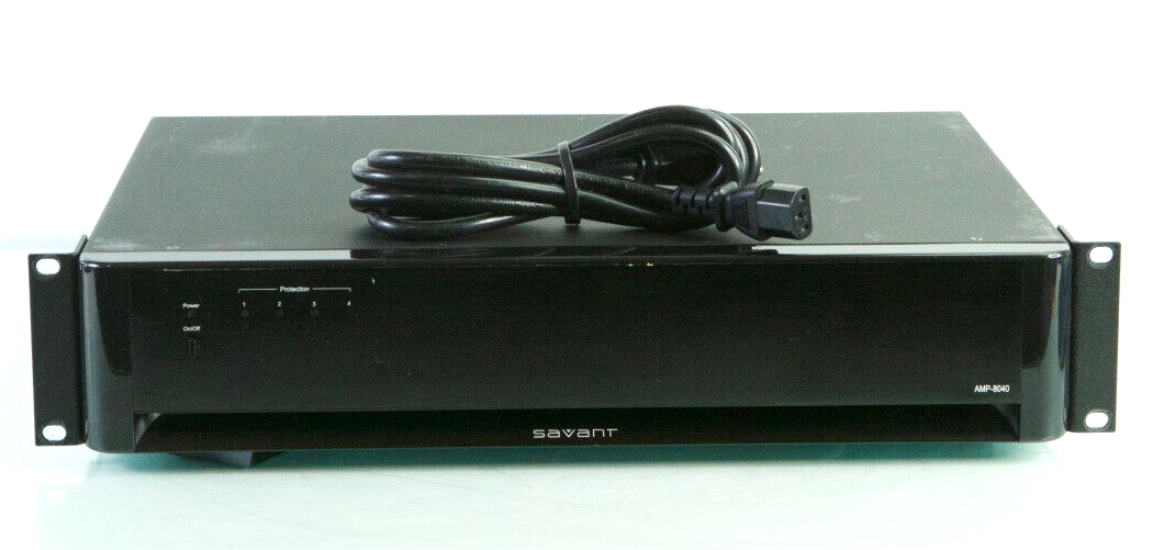 FULLY TESTED Savant AMP-8040 4 Zone/ 8 Channel Whole Home Amplifier ...