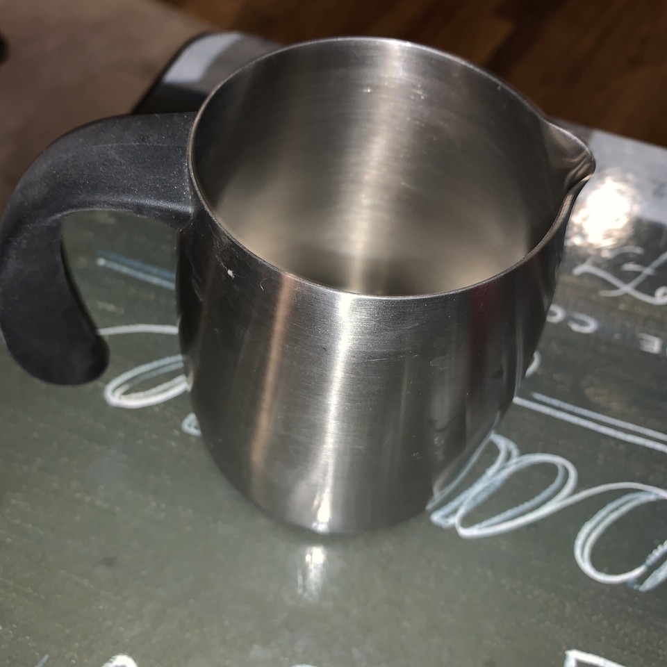 STARBUCKS Coffee 2006 16 oz Stainless Steel Creamer Steam Milk Frothing ...