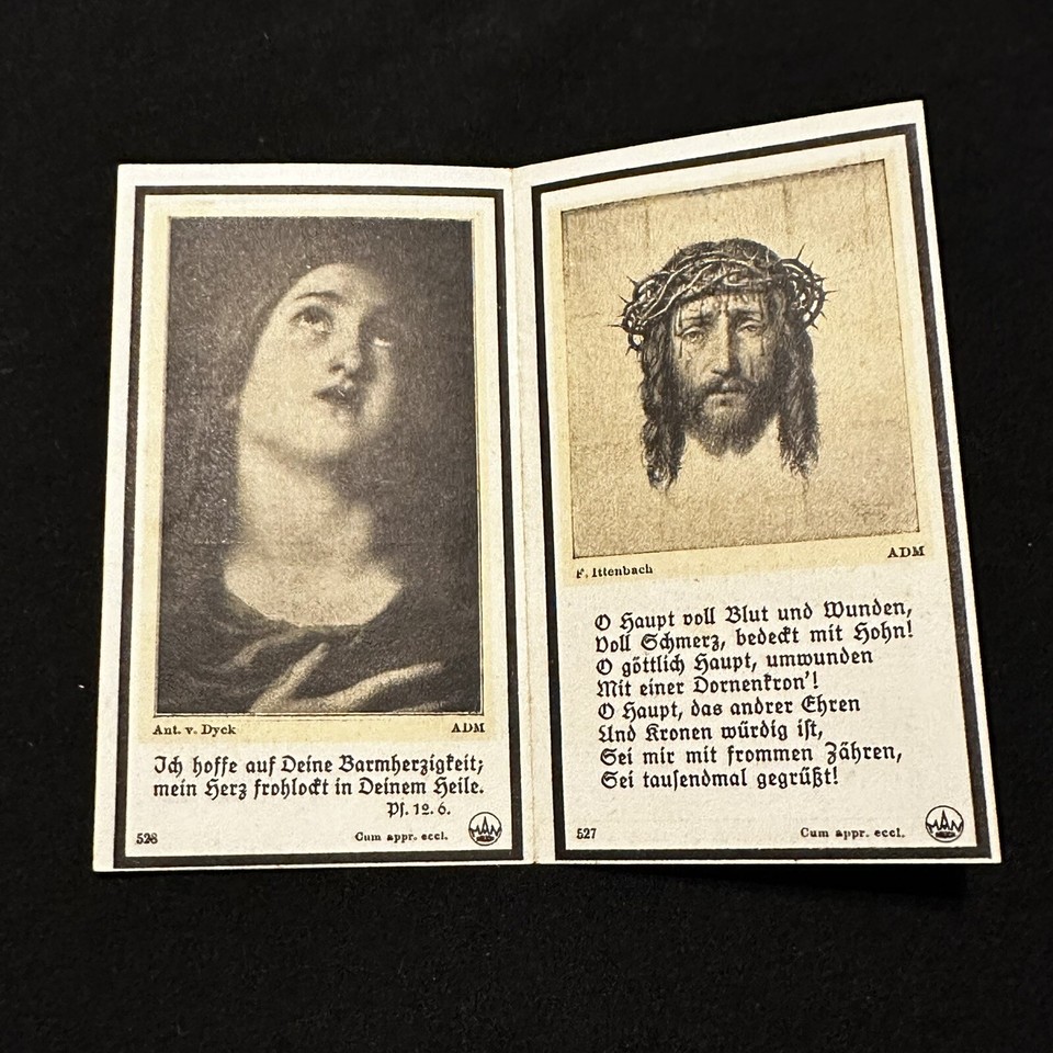 Org WWII German Death Card Panzer Destroyer Killed In Germany 1945 | eBay