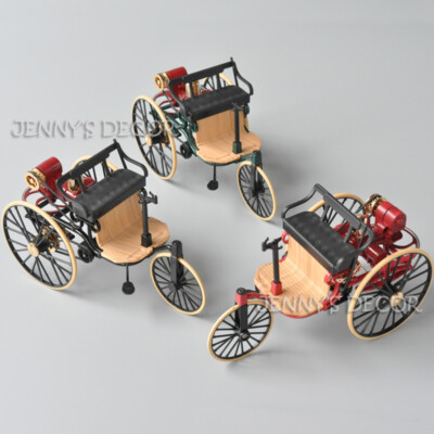1:12 Scale Diecast Classic Vintage Car Model Toy 1886 No.1 Three ...