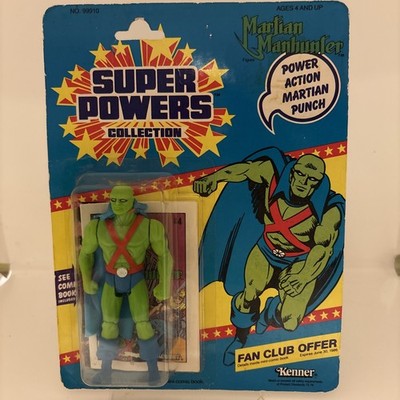 Kenner Super Powers Martian Manhunter 1985 Unopened With Protective ...