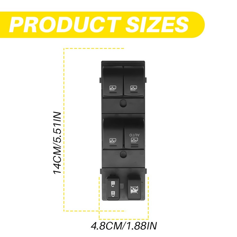 83071-SG040 POWER WINDOW SWITCH WINDOW MAIN SWITCH FITS SUBARU FORESTER ...