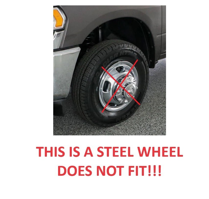 2019-2024 RAM 3500 Dually front chrome wheel Center Hub Cap OEM MOPAR ...