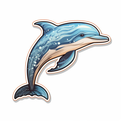 Autoaufkleber Sticker Niedlicher Delfin Aufkleber | eBay