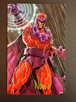 Magneto 'Shadow Rain" Eddie Nunez Art Book Signed w/ COA 25/40 | eBay