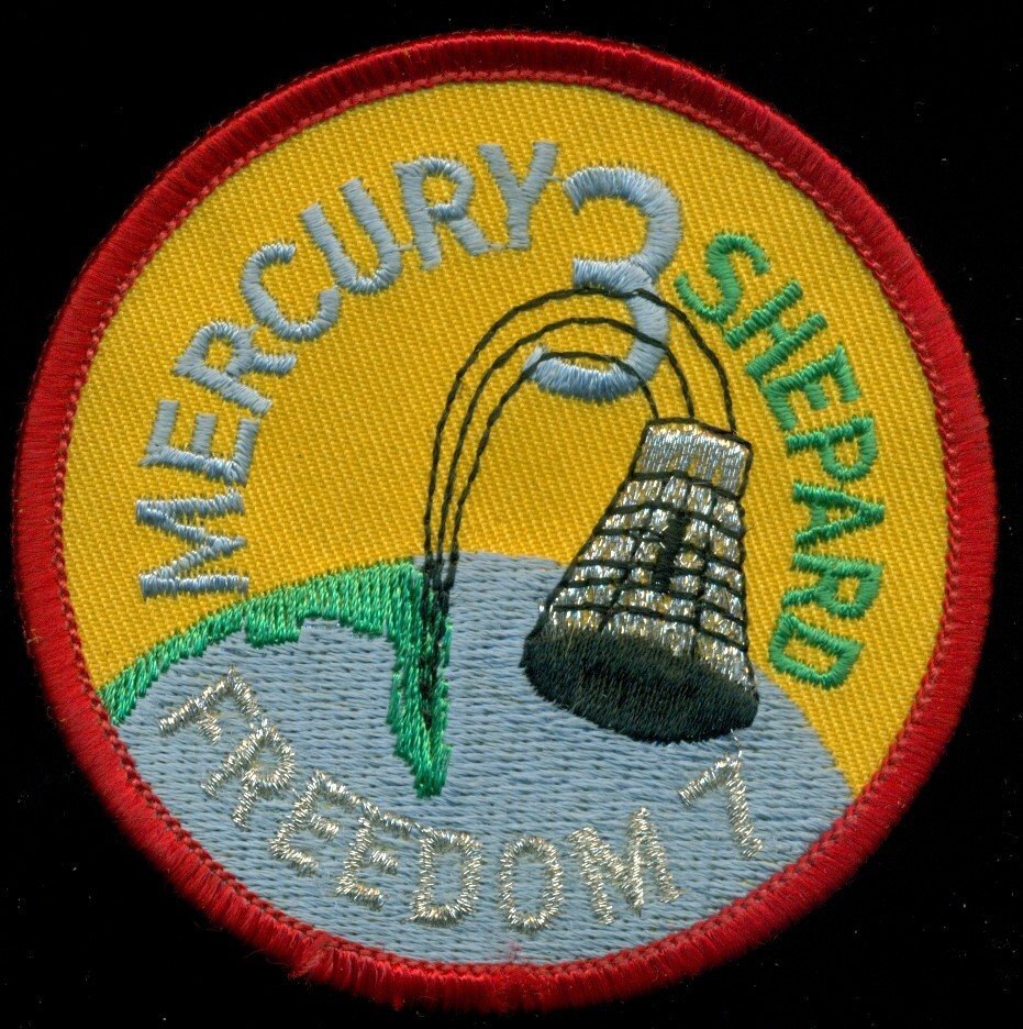 Nasa Mercury Logo 3 Nasa Project Mercury Friendship 7 Greeting Card By