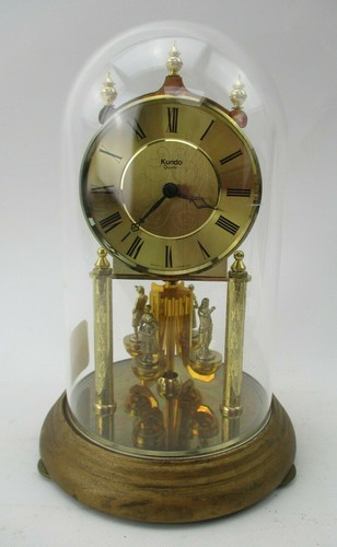 Kundo Anniversary Clock with Plastic Dome - Quartz / Battery Operated ...