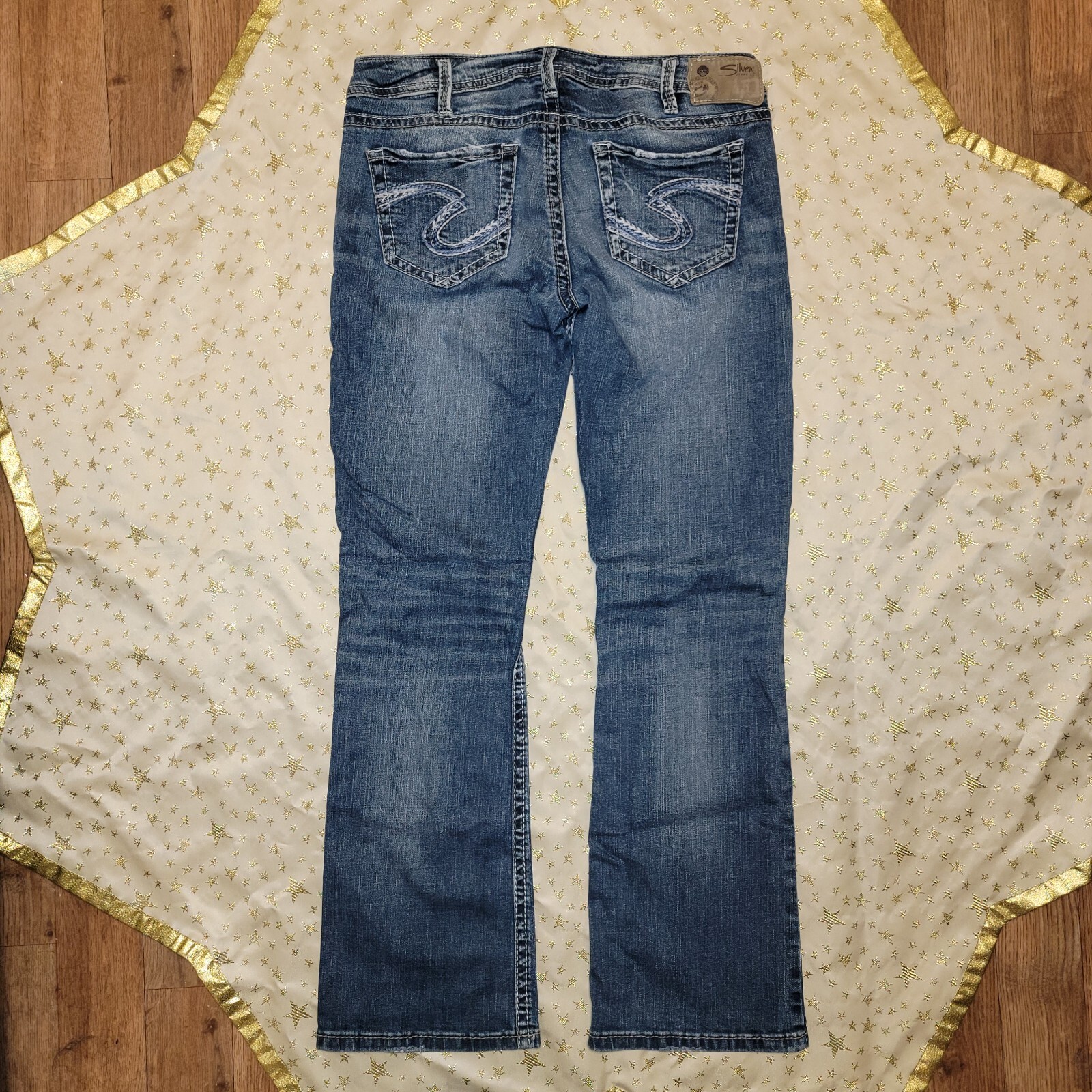 Silver Tuesday Jeans Womens Low Rise Medium Wash Slim Boot Cut Size ...