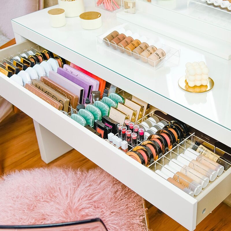 Makeup Storage Table