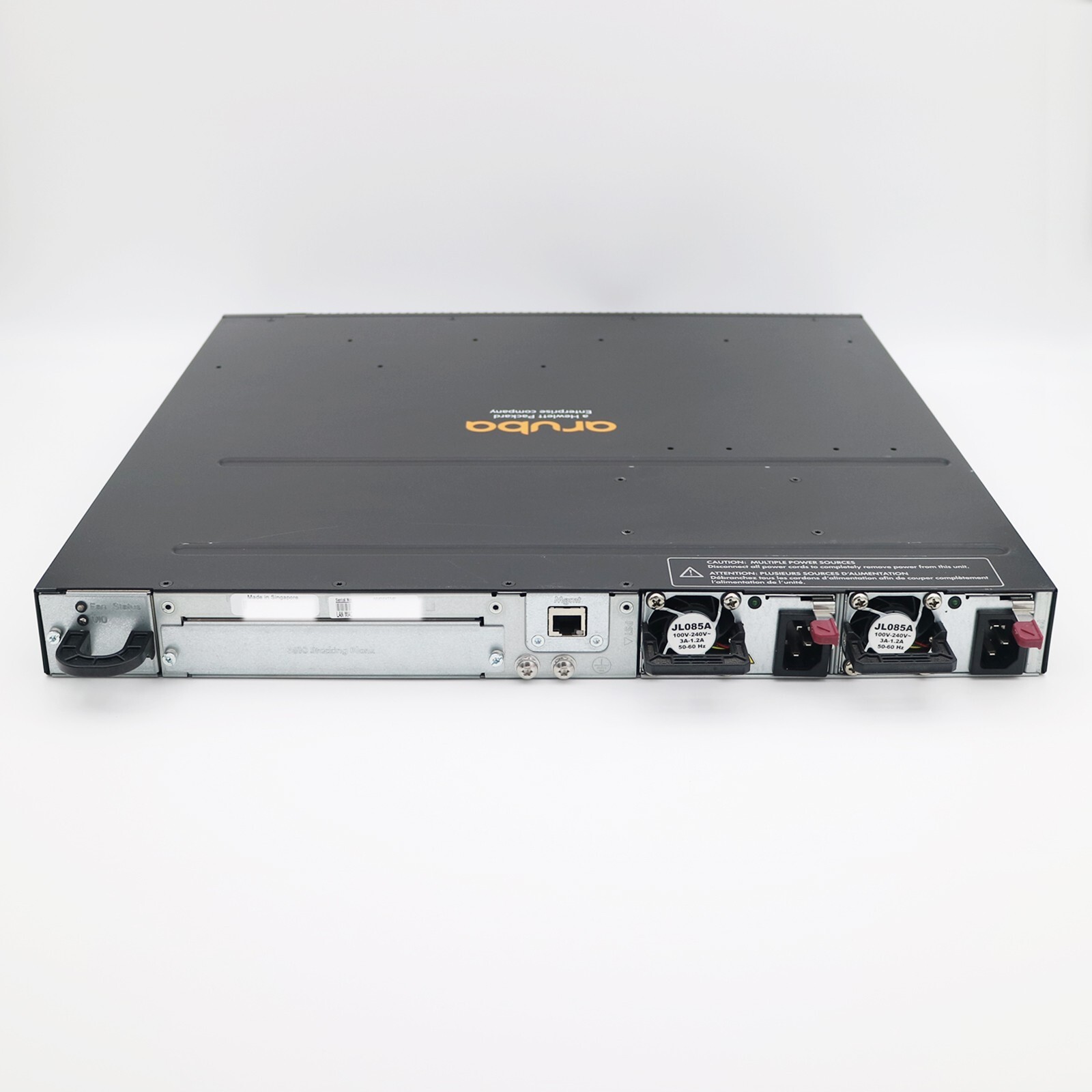 HPE Aruba 3810M 24G 1-slot JL071A 24 GigE Switch 2xPower Supply JL085A ...