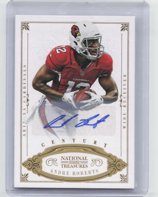 2012 National Treasures #26 Andre Roberts RC Auto #'d /49 | eBay