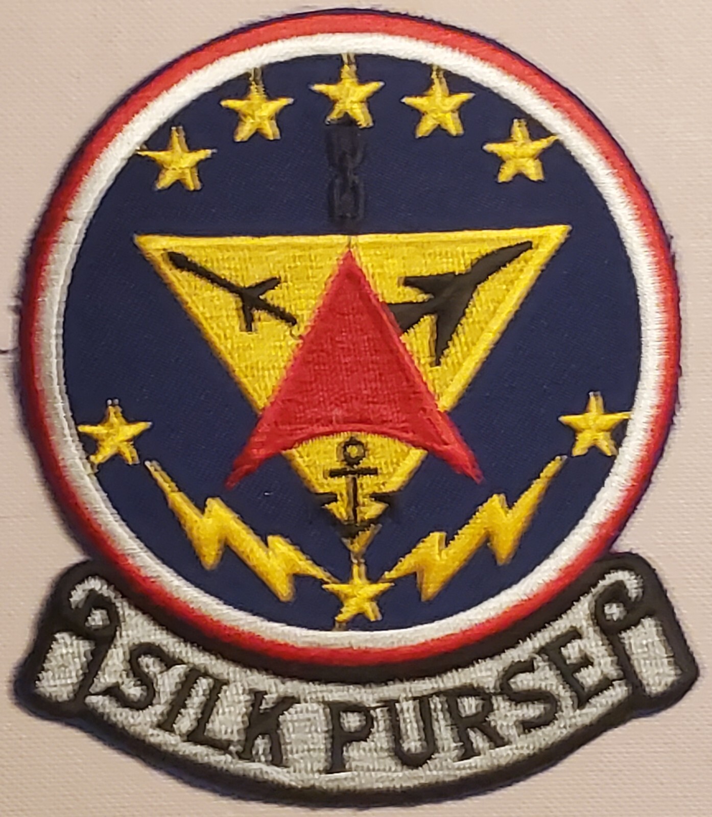 US AIR FORCE SILK PURSE EUROPEAN COMMAND CONTROL GROUP PATCH USAF ...