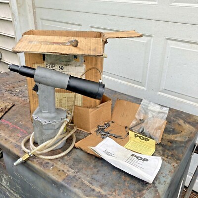 POP EMHART AIR Hydraulic RIVETER RIVET GUN TOOL PNEUMATIC PRG540 MCS540 ...