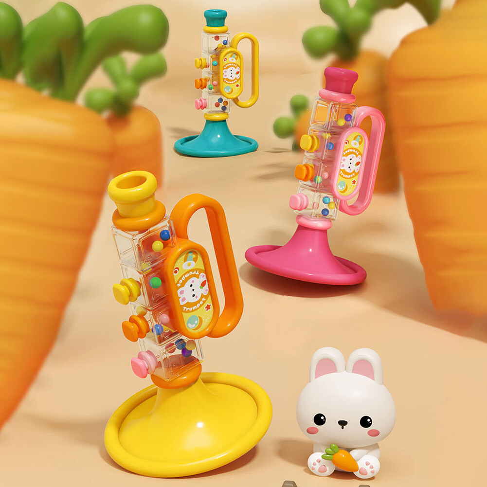 Durable Cartoon Trumpet Music Education Small Trumpet Mini Trumpet for ...