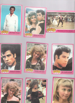 (47) Grease Non-Sport Cards, Pink Border, Nice shape | eBay