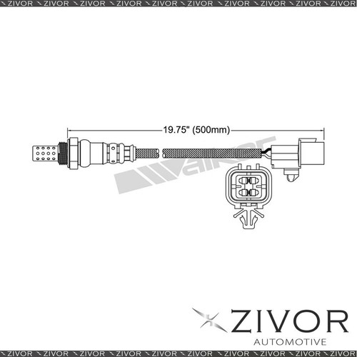 New NGK Post Catalytic Oxygen Sensor For Hyundai Getz 1.5 G4EC 4 Cyl | eBay