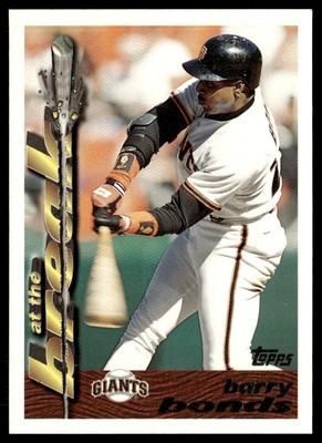 1995 Topps Traded & Rookies At The Break Barry Bonds San Francisco ...