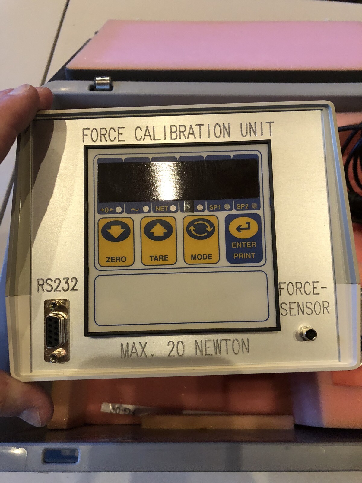 FCU 02 Force Calibration Unit Gauge 20 Newton Load Cell 873.0352 ...