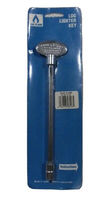 Blue Flame Log Lighter Key 5/16 Socket Fireplace Log Lighter Key 8” NEW ...
