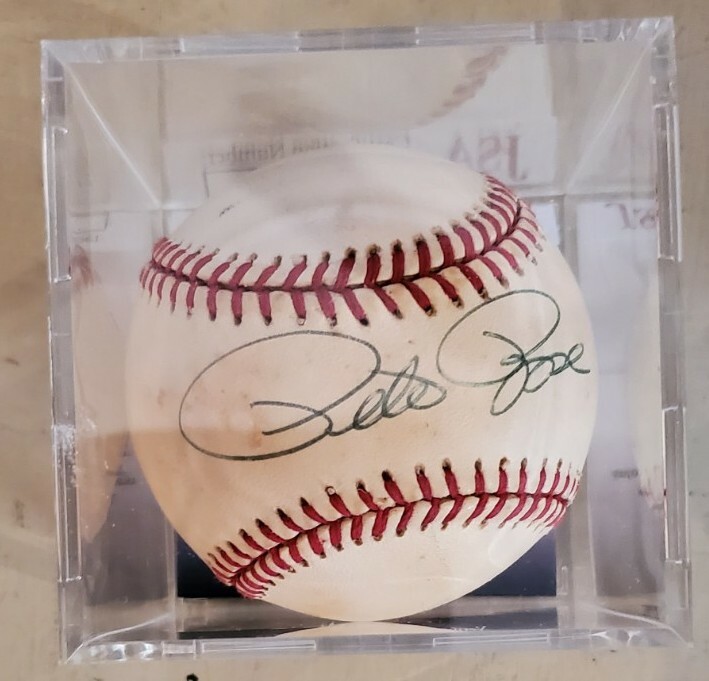 Pete Rose | Autographed Baseball Memorabilia & MLB Merchandise