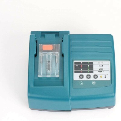 Reexbon Battery Charger for All Makita 14.4V-18V Lithium Battery DC18RC ...