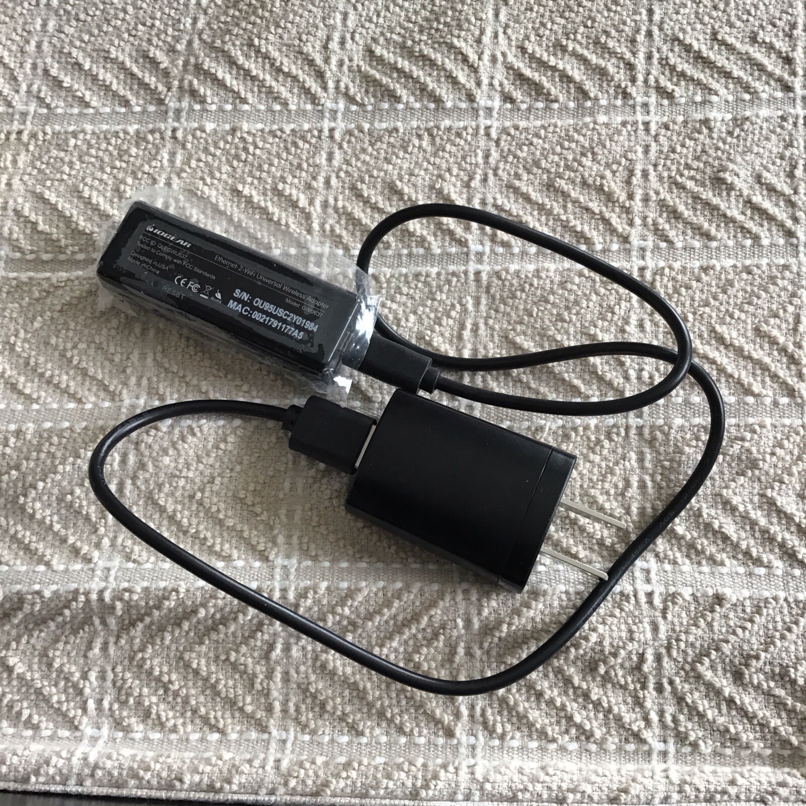 IOGEAR Ethernet-2-WiFi Universal Wireless Adapter #GWU637 “ No Box” New ...