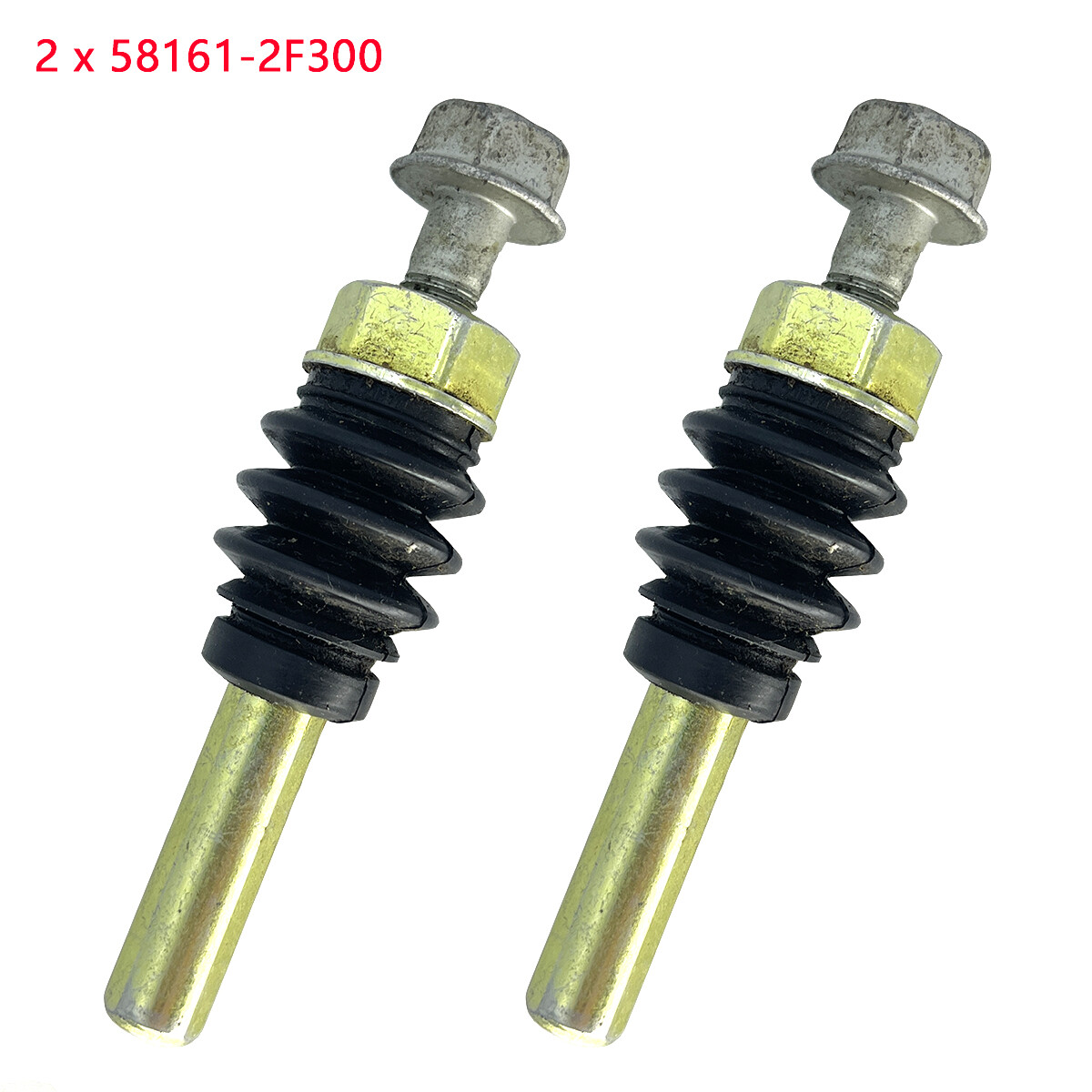 2x Front Wheel Brake Guide Rod Assembly (A) for Various Hyundai Kia ...