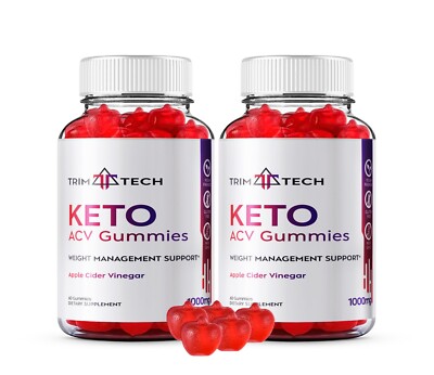 Trim Tech Keto Gummies Weight Management Support Supplement (120 Gummie ...