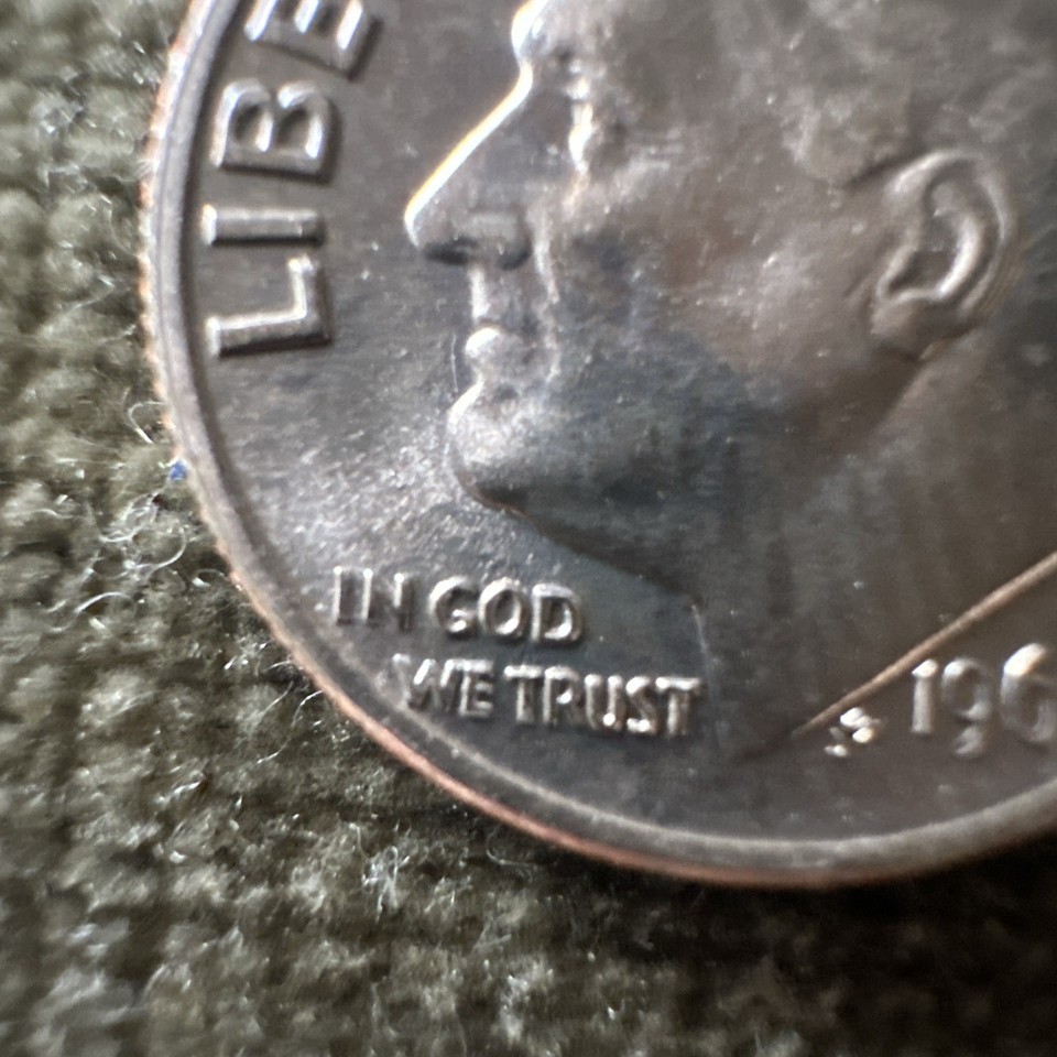 1965 10c Dime Full Torch Full Bands nice toning | eBay