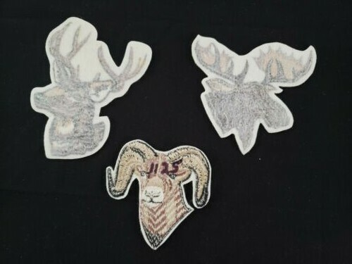 Big Game Patches Hunting, Moose, Bighorn, Deer, Vintage | eBay