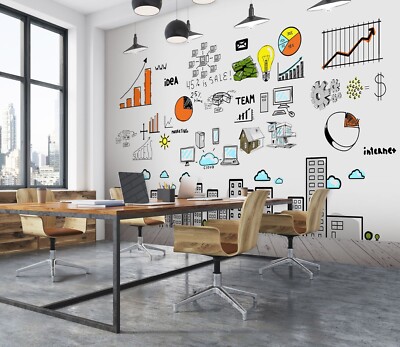 3D Math Chart 8465 Wallpaper Mural Wall Print Wall Wallpaper Murals US ...